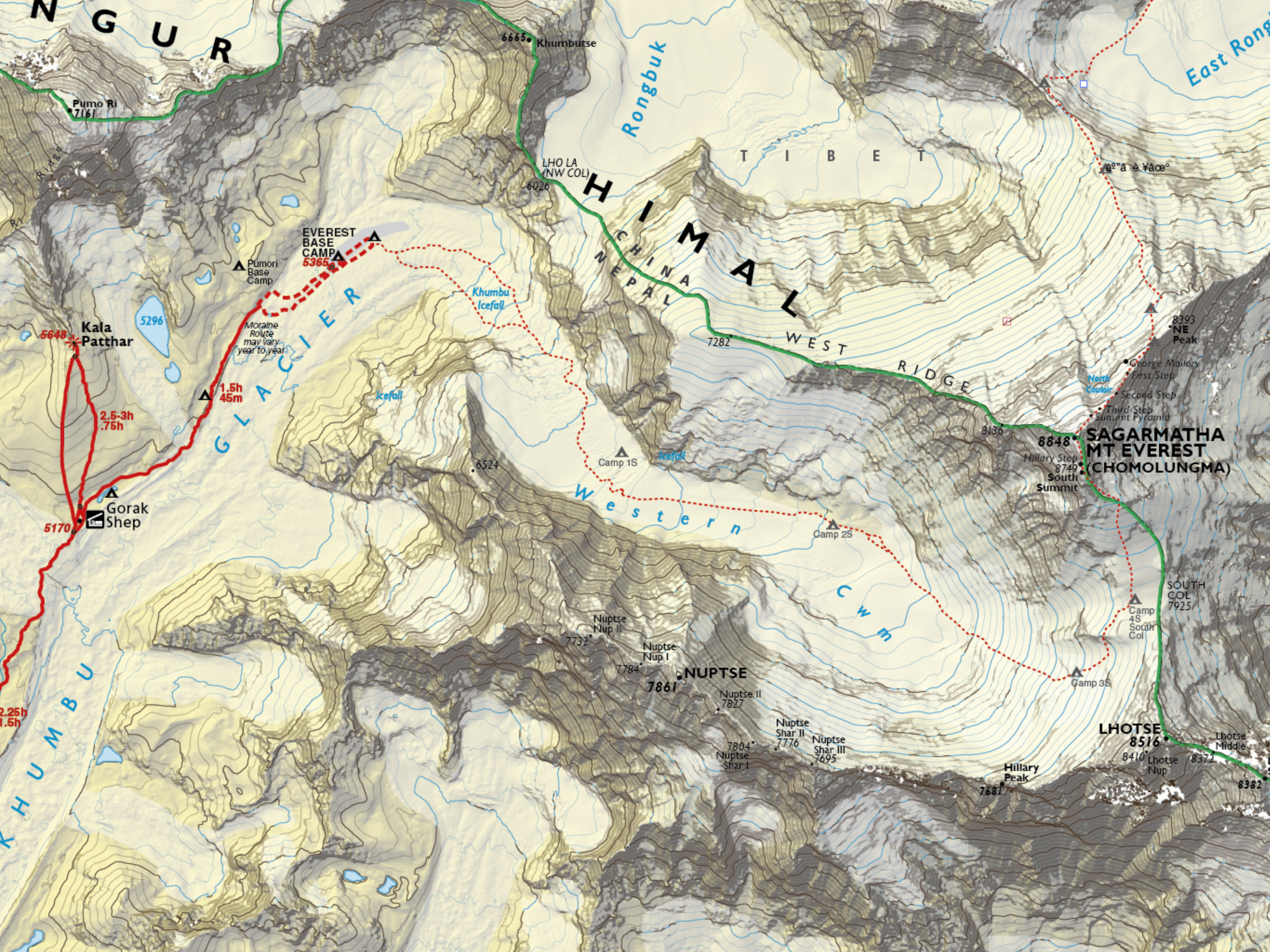 Khumbu Map - KHUMBU Map